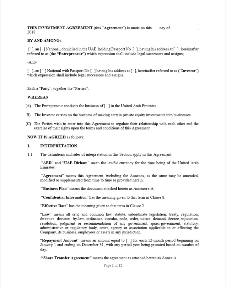 Stakeholder/Shareholder Agreement Template – Arkhurst Online Legal Shop